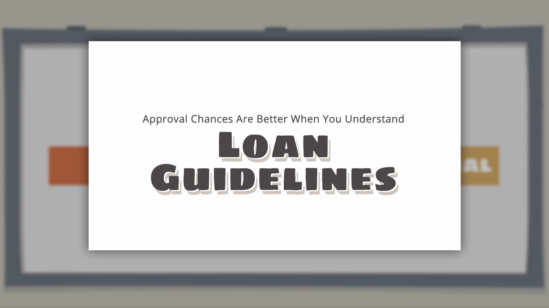 FHA Loans with Less Than Perfect Credit